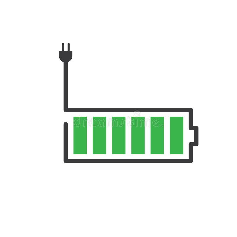 Charging Battery Icon Vector Element Design Template Stock Vector ...