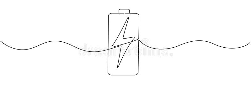 Charging a Battery in One Continuous Line. Figure. Battery with Zipper ...