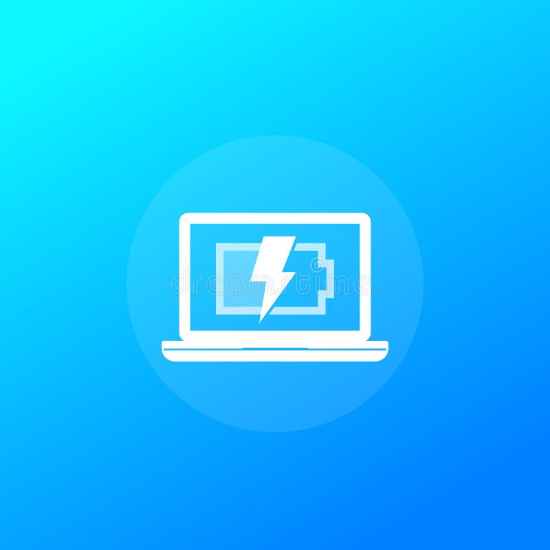 Charging Battery Icon in Circle Stock Vector - Illustration of ...