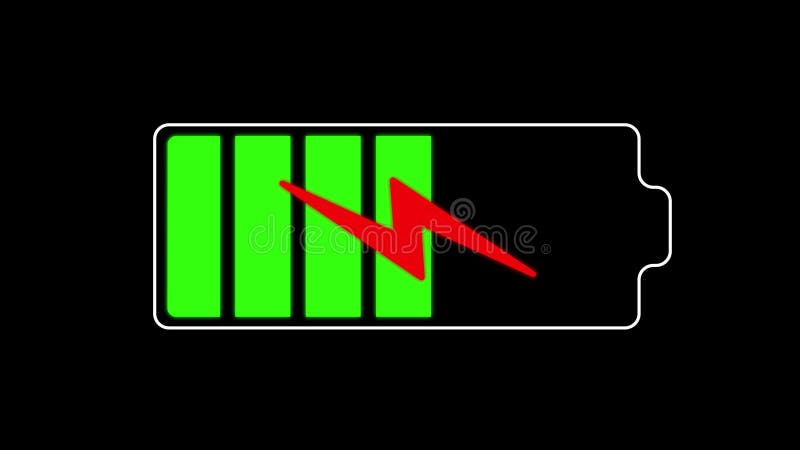 Charging Battery Warning Light Stock Video - Video of connection ...