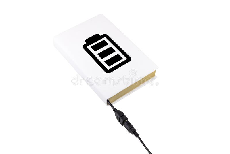 Charging a Book Connected To USB Stock Photo - Image of charging, data ...