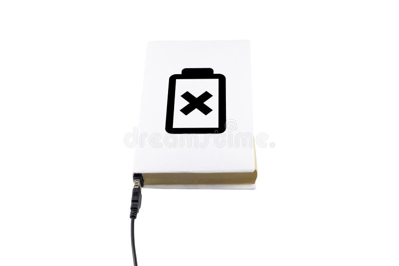 Charging a Book Connected To USB Stock Image - Image of charging, plug ...