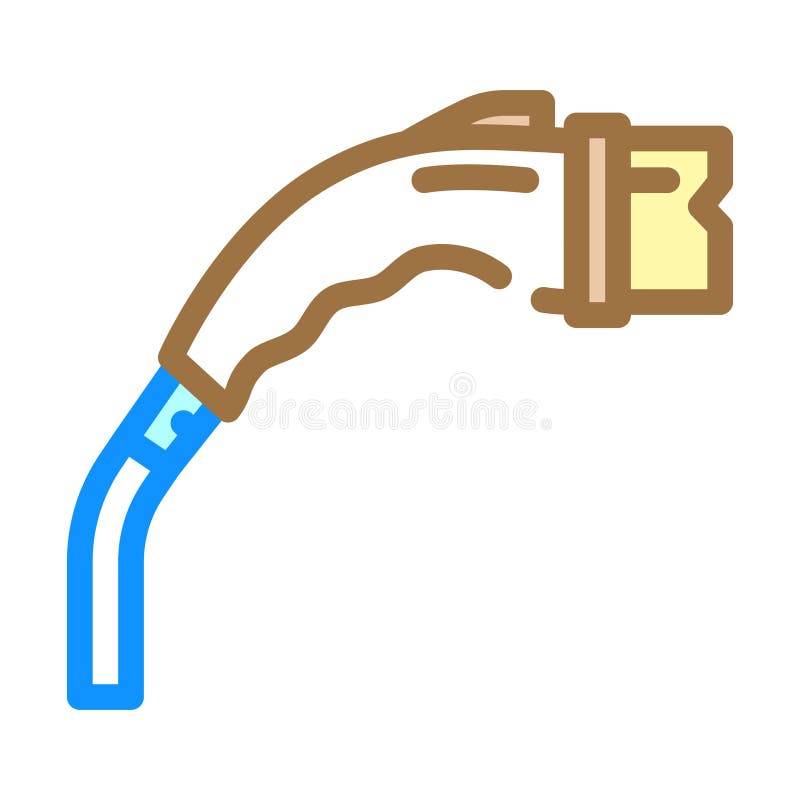 Charging Cable Electric Color Icon Vector Illustration Stock Vector ...