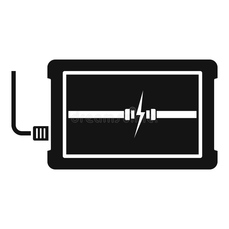 Charging Device Icon, Simple Style Stock Vector - Illustration of ...