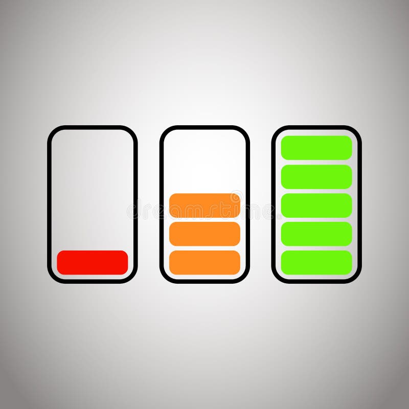 Vector charging icons stock illustration. Illustration of glossy ...