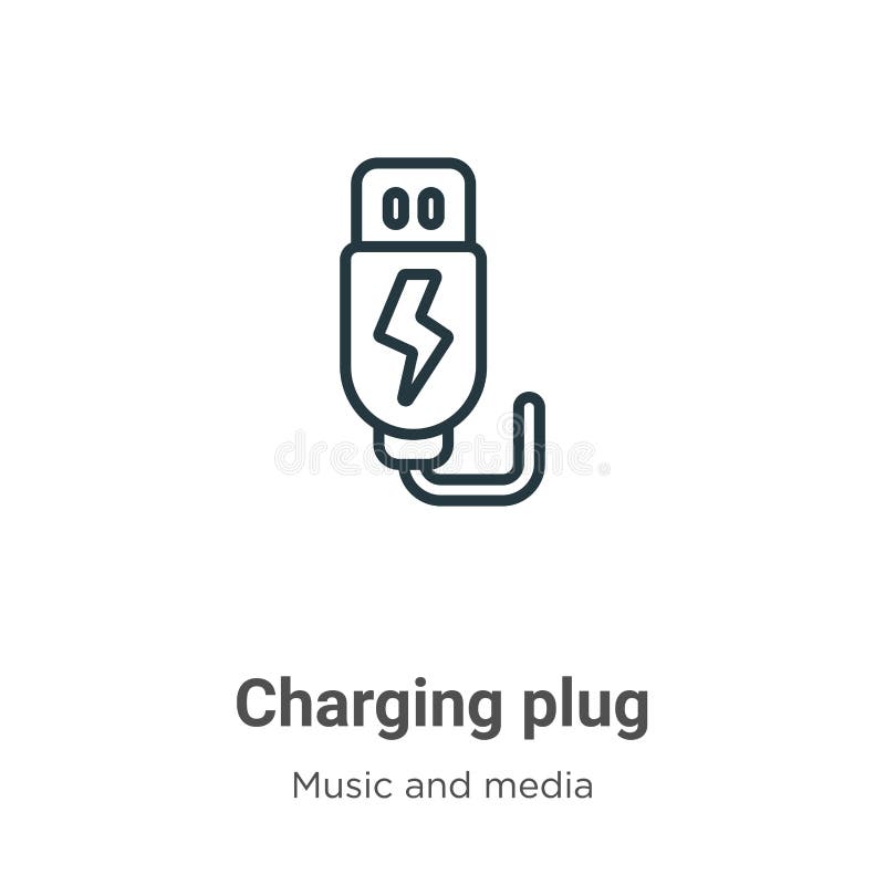 Plug Charging Icon Outline Stock Illustrations – 5,777 Plug Charging ...