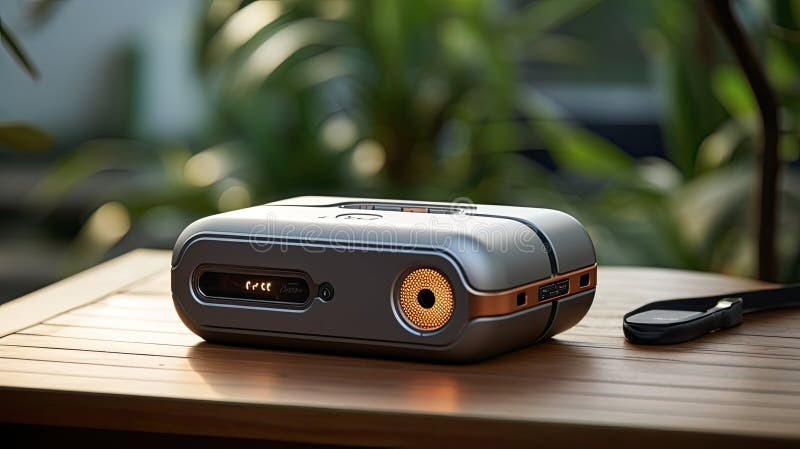 Charging portable battery stock illustration. Illustration of battery ...