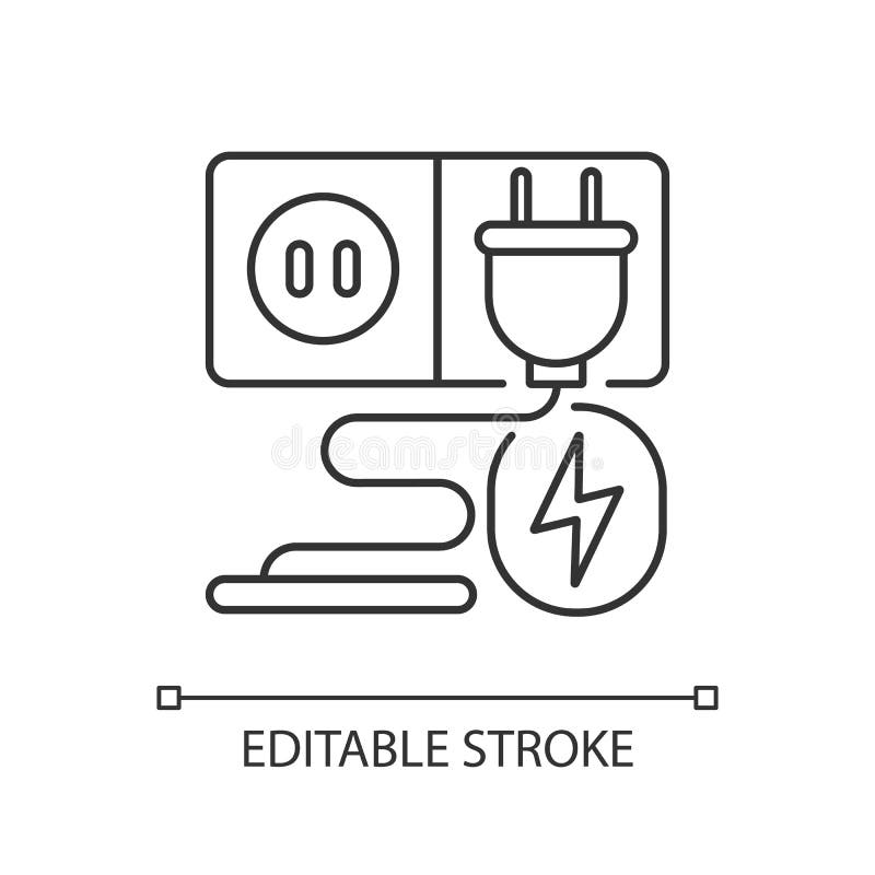 Charging socket types stock vector. Illustration of electrical - 249881449