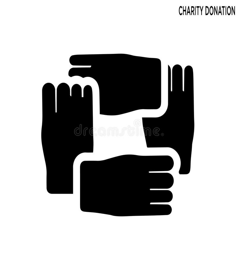 Charity Donation Icon Editable Symbol Design Stock Vector ...