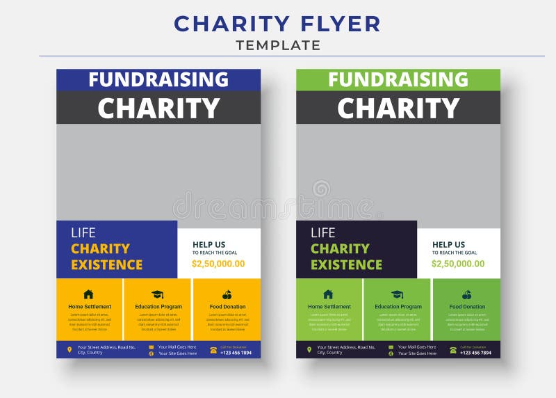 Charity Flyer Design. Life Charity Existence Promotion . Education ...