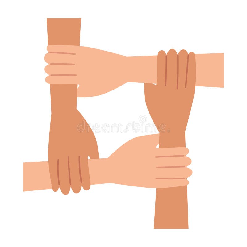 Charity Hands Together Team Stock Vector - Illustration of hands ...