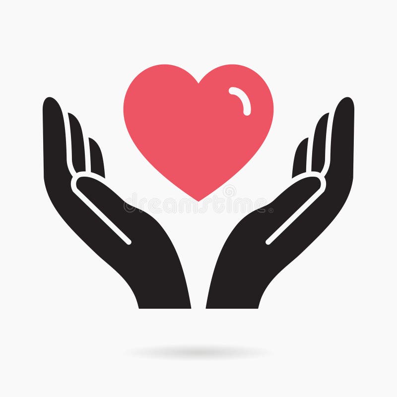 Charity Icon on White Background. Vector Illustration. Stock Vector ...