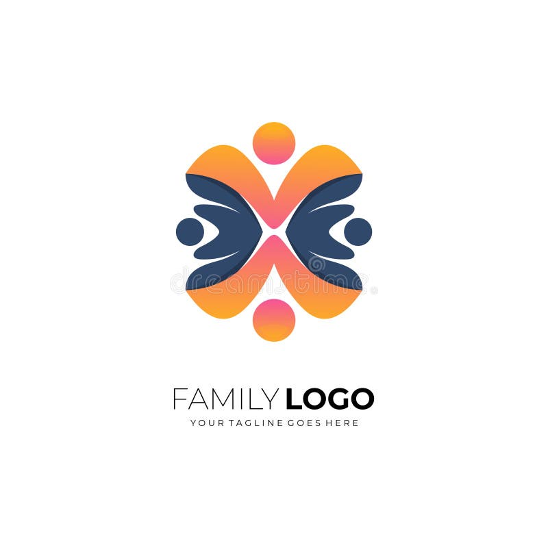 Charity Logo and Social Design, Community Icons Stock Vector ...