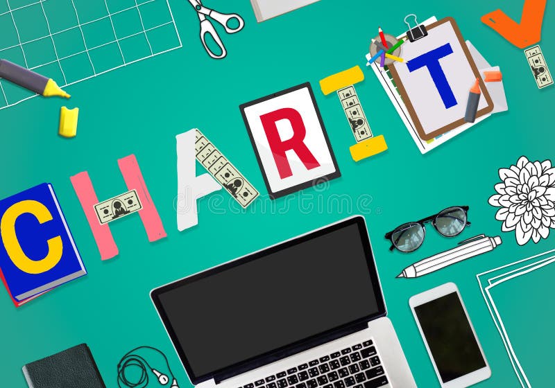 Charity Support Help Welfare Donation Concept Stock Illustration ...