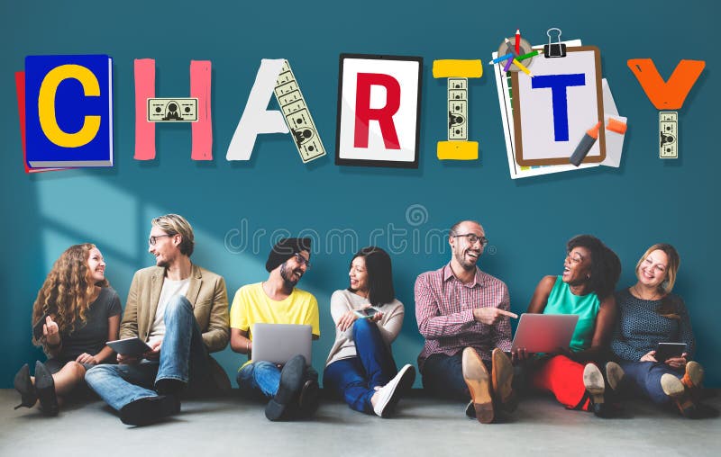 Charity Support Help Welfare Donation Concept Stock Image - Image of ...