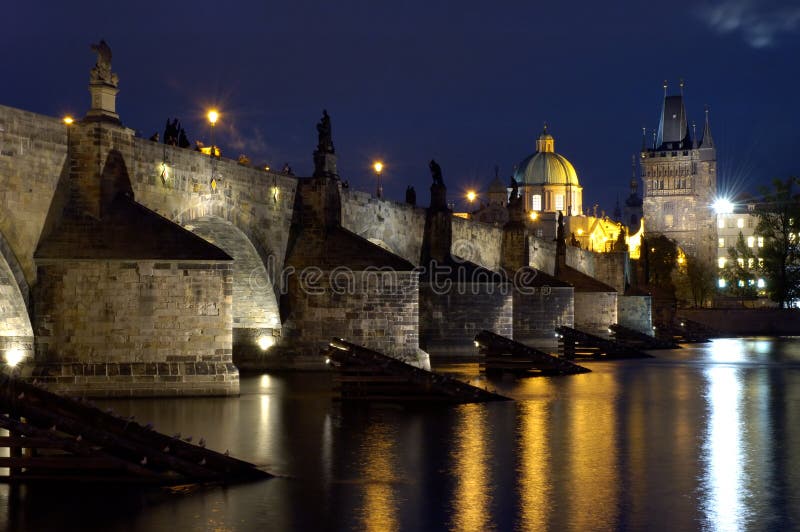 Charles bridge stock image. Image of historical, style - 2259133