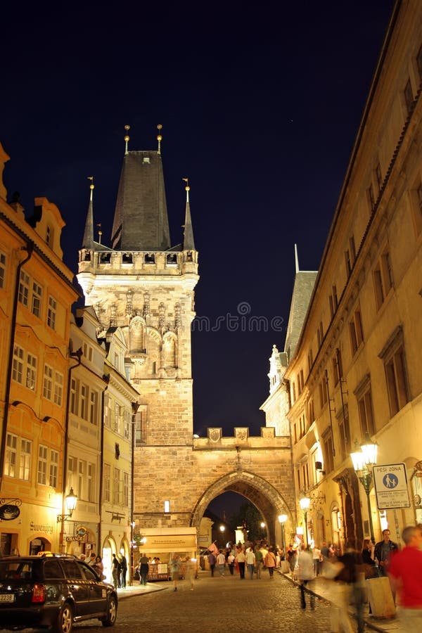 Charles Bridge editorial photography. Image of design - 26250112
