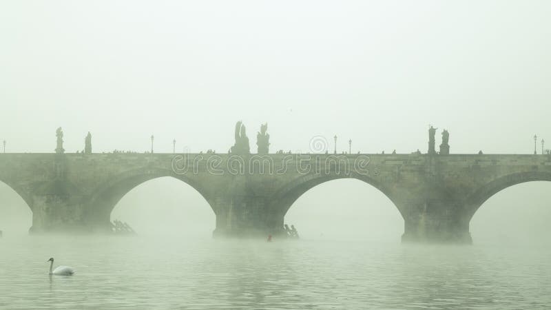 Charles Bridge in Prague stock image. Image of czech - 64708609