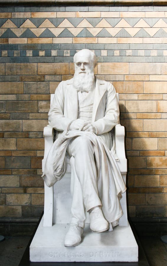 Charles Darwin Statue editorial photo. Image of history - 10873226