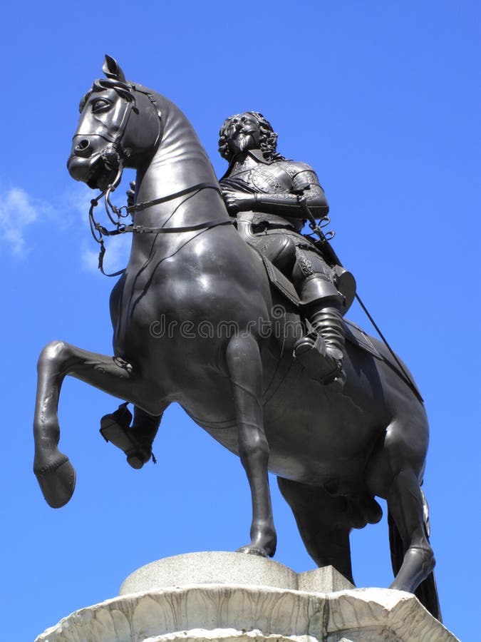 Charles I Equestrian Statue Editorial Stock Photo - Image of capital ...