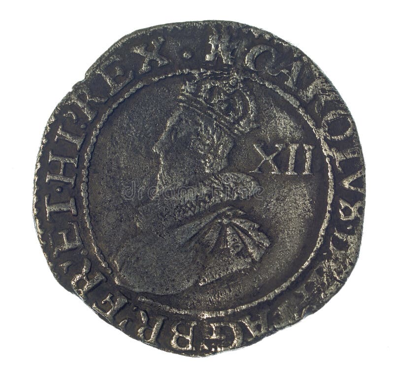 Charles I Shilling stock image. Image of collectable - 30916443