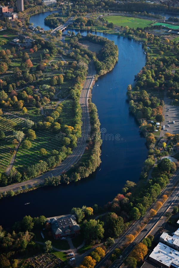 Charles River stock image. Image of morning, green, charles - 26129177