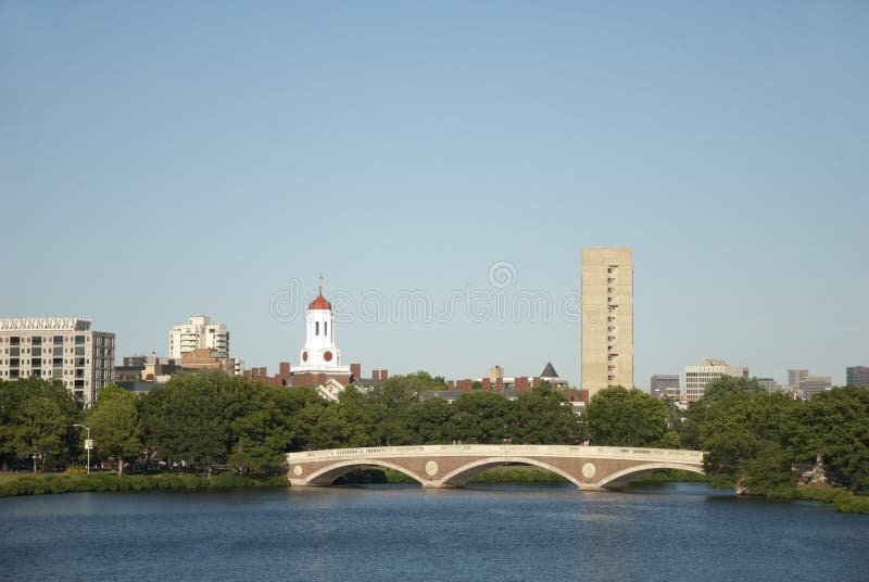 Charles River Bridge stock photo. Image of building, america - 30569036