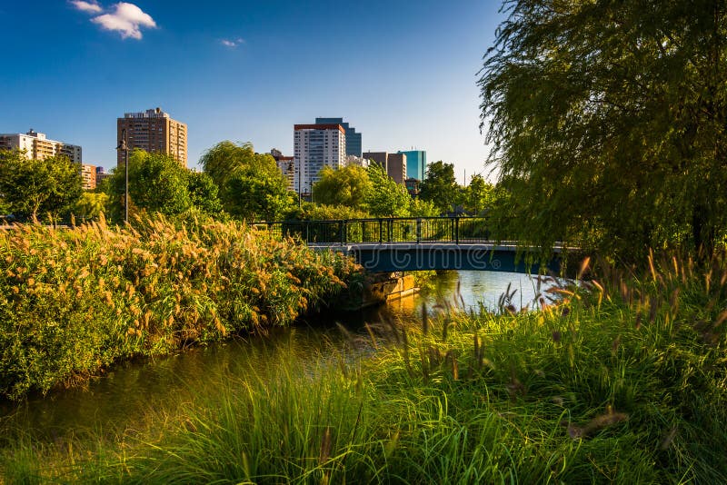 The Charles River at North Point Park in Boston, Massachusetts. Stock ...