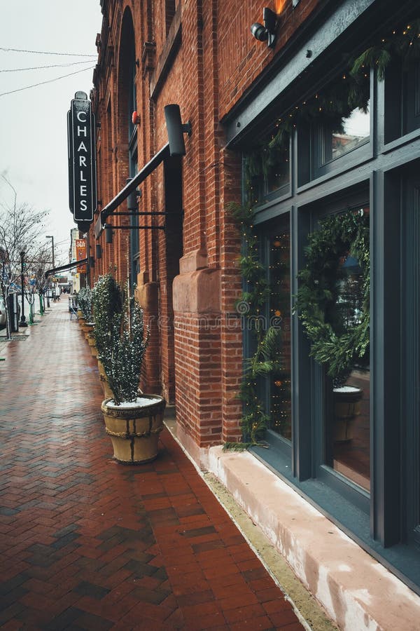 The Charles Theater, in North Charles, Baltimore, Maryland. Editorial ...