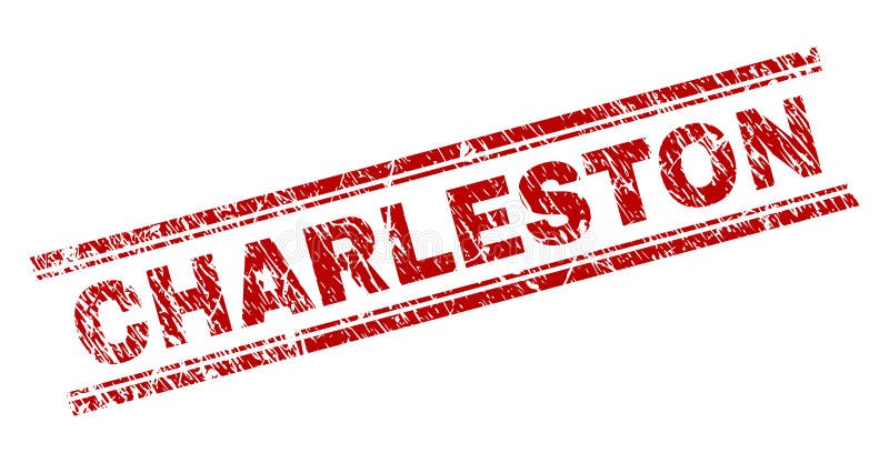 Grunge Textured CHARLESTON Stamp Seal Stock Vector - Illustration of ...