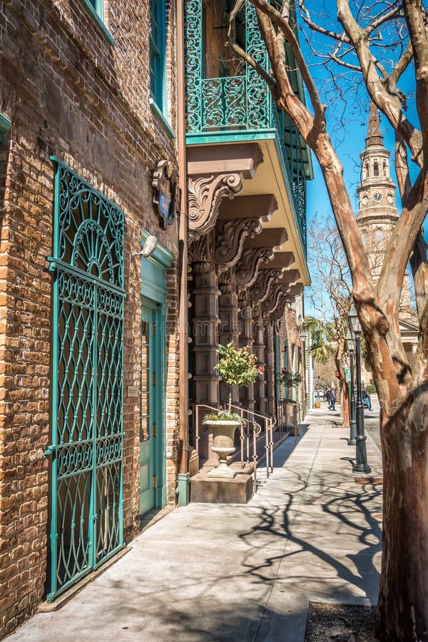 Charleston South Carolina Historic Architecture Editorial Stock Photo ...