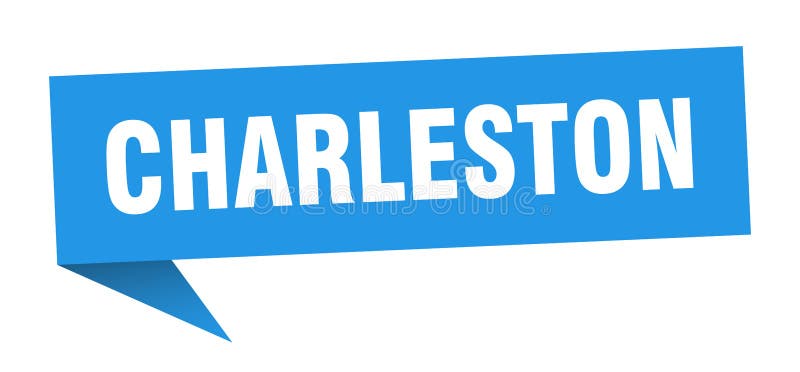 Charleston Sticker. Charleston Signpost Pointer Sign Stock Vector ...