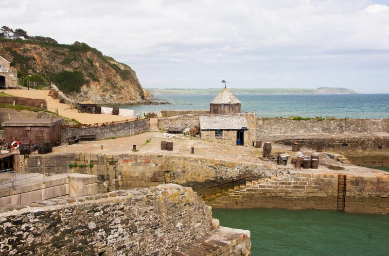 Charlestown, Cornwall, Great Britain Stock Photo - Image of quayside ...