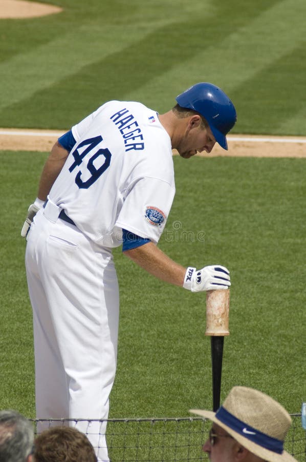 Charlie Haeger editorial image. Image of fence, glove - 14143315