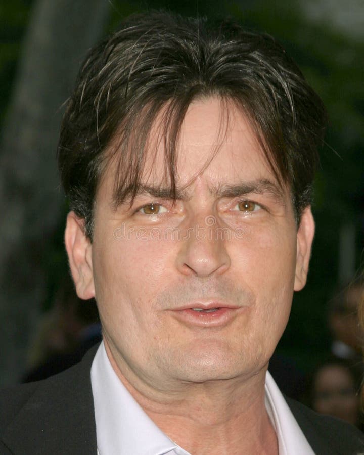 Charlie Sheen editorial stock image. Image of slash, blvd - 34675639
