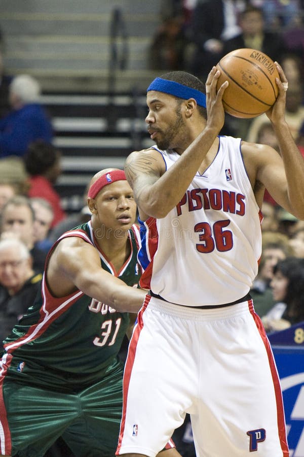 Chris Bosh Guards Rasheed Wallace Editorial Photography - Image of ...