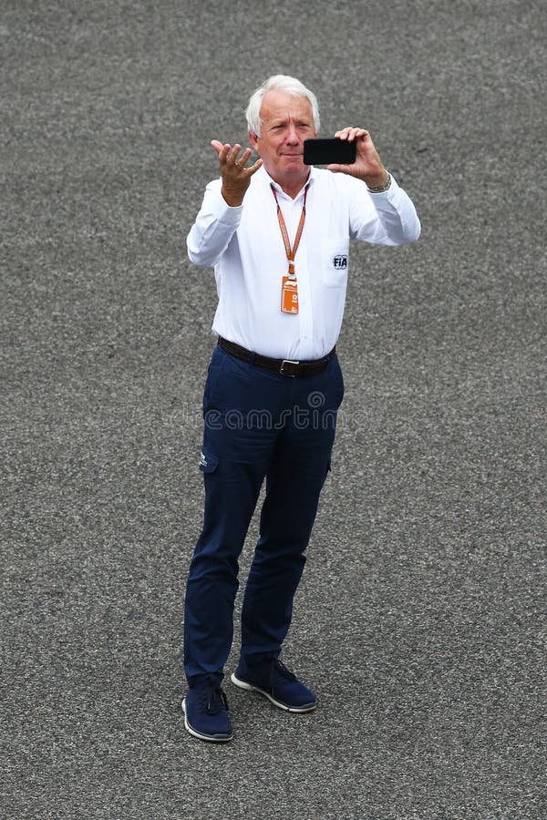 Charlie Whiting before Monza Formula 1 GP Editorial Photo - Image of ...