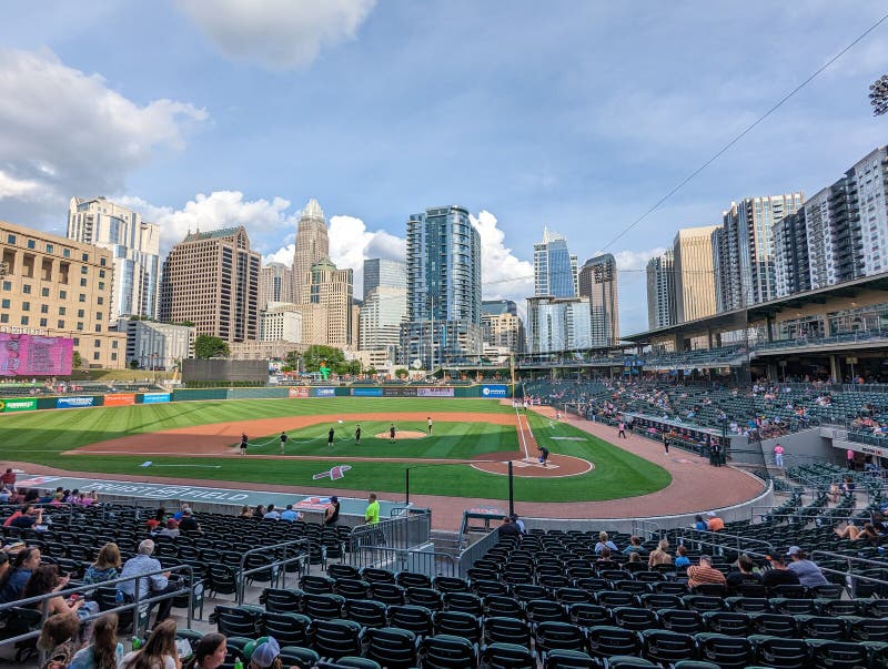 Charlotte City North Carolina Skyline Editorial Photo - Image of ...