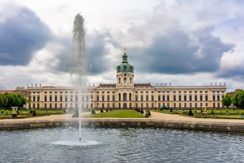 Charlottenburg Palace and Gardens in Berlin, Germany Stock Photo ...