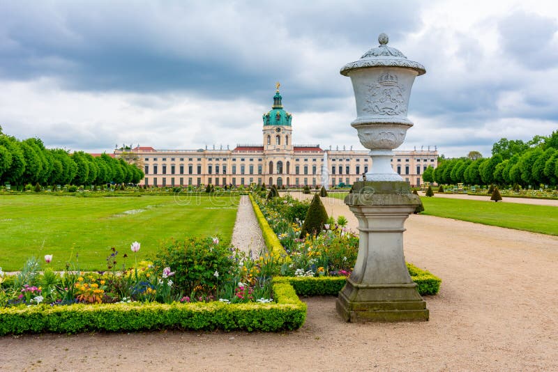 Charlottenburg Palace and Gardens in Spring, Berlin, Germany Stock ...