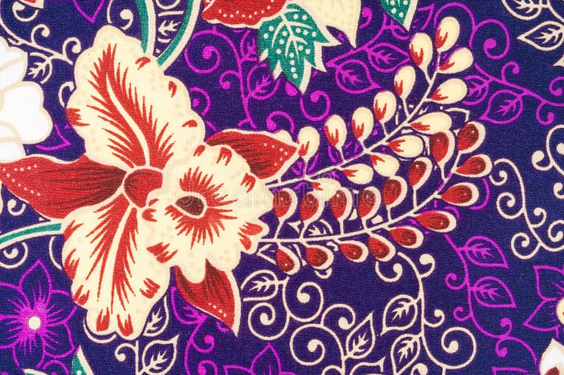 Charm of Batik with Various Patterns and Colors with Floral Motifs ...