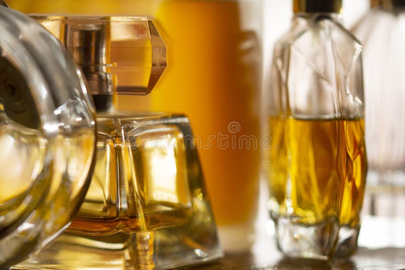 Charm Concept with a Perfume Bottle Stock Image - Image of transparent ...
