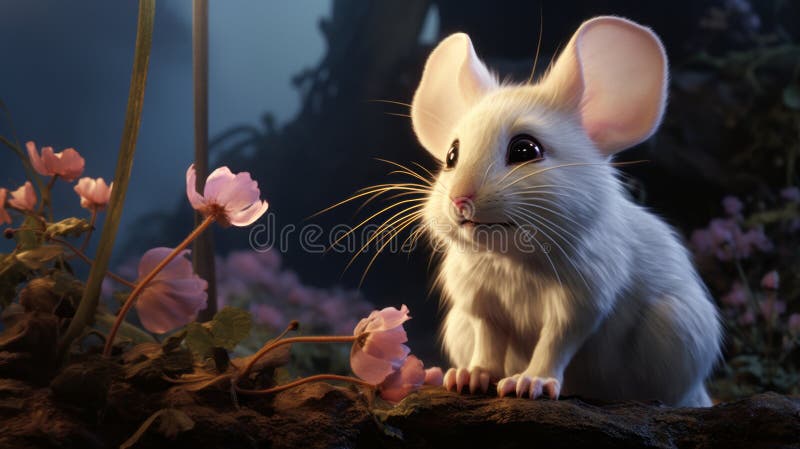 Charming Anime Characters in Unreal Engine 5: a Mouse and a Flower ...