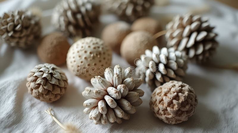 A Charming Arrangement of Various Natural Elements Showcases Unique ...