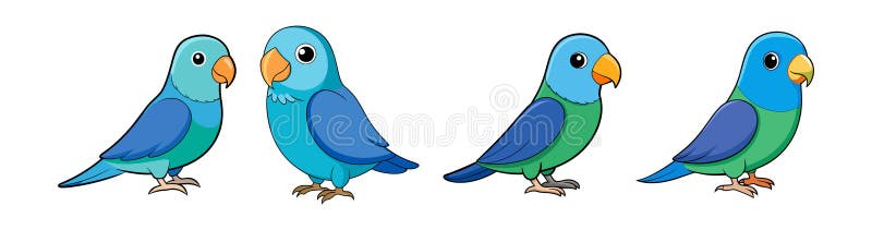 Fronted Parrotlet Artwork Stock Illustrations – 14 Fronted Parrotlet ...