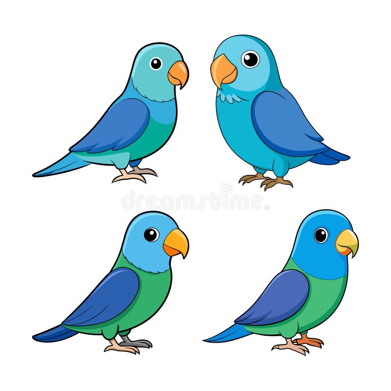 Parrotlet Artwork Stock Illustrations – 26 Parrotlet Artwork Stock ...