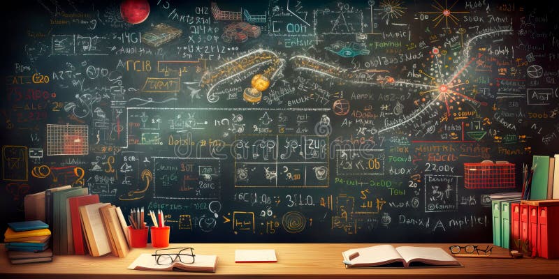 Charming Back To School Background with a Vintage Chalkboard ...