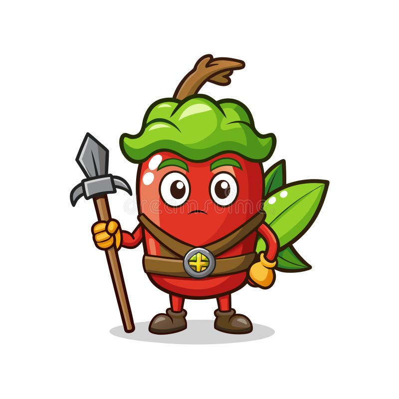 Charming Bell Pepper Design for Culinary Arts Stock Illustration ...