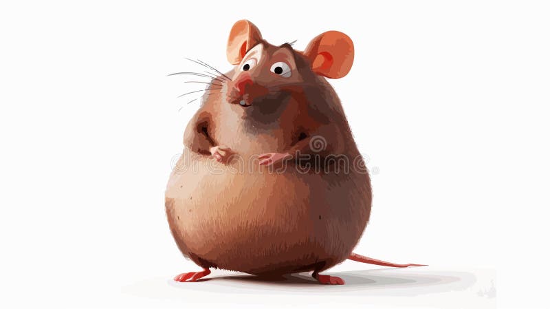 Charming Cartoon Fat Mouse Vector Illustration Stock Illustrations – 13 ...