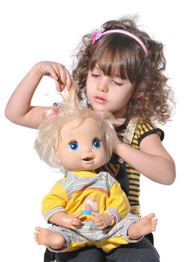 Child in Kindergarten. Kid in Nursery School. Little Toddler Playing ...